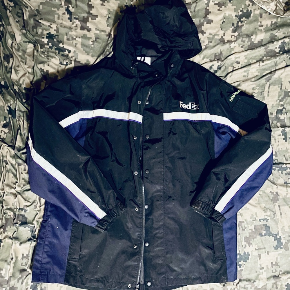Fedex Jacket, Designed By Stan Herman. Size: Xxl Styl… - Gem